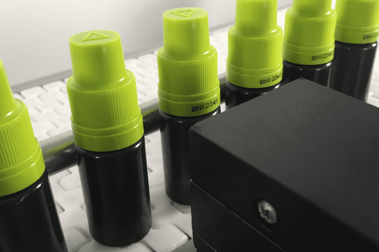 E-Liquid Bottle Batch Numbering - PrintSafe